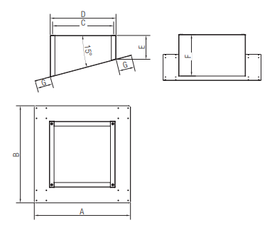 Purlin box 15° per Torrini STCQ - Secure Air