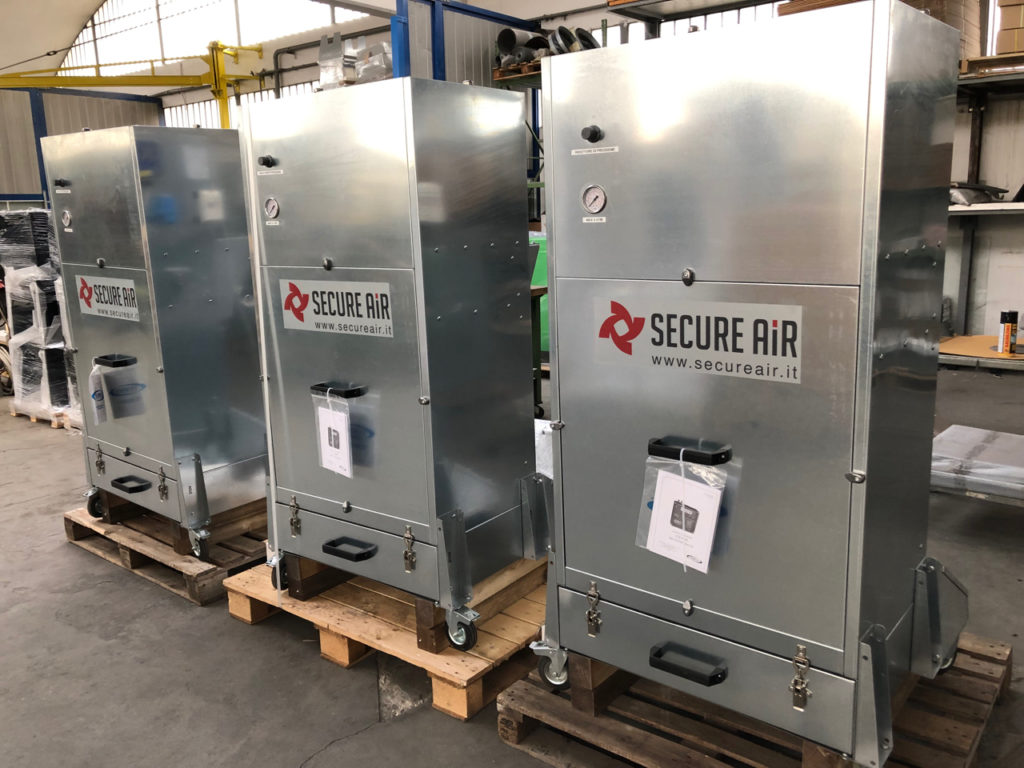 Soluzioni di aspirazione e filtrazione aria industriale - Secure Air