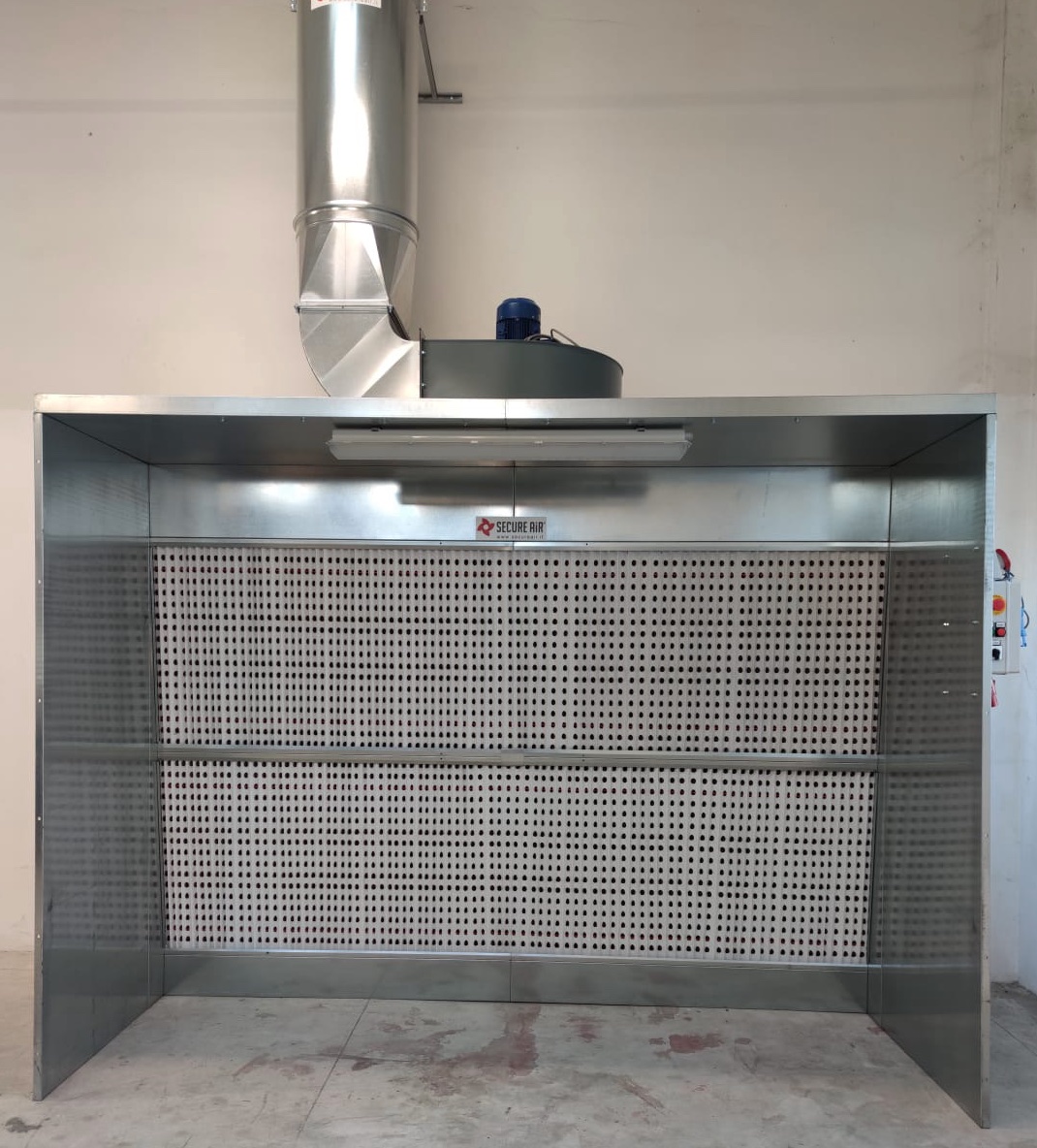 Parete aspirante per verniciatura e ritocchi - Secure Air